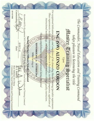 Master Training Specialist | PDF