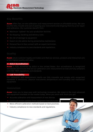 Brochure - Acom | PDF