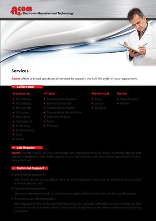 Brochure - Acom | PDF