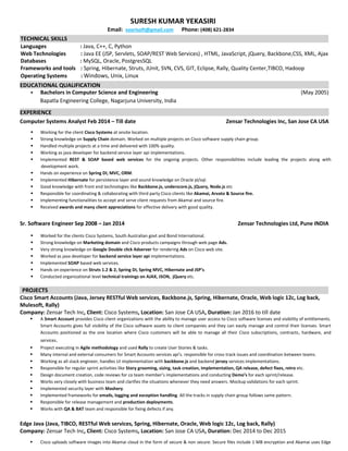 Suresh_Resume | PDF | Web Development | Internet