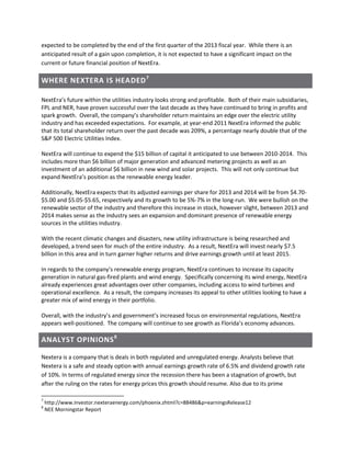 NextEra Analyst Report | PDF