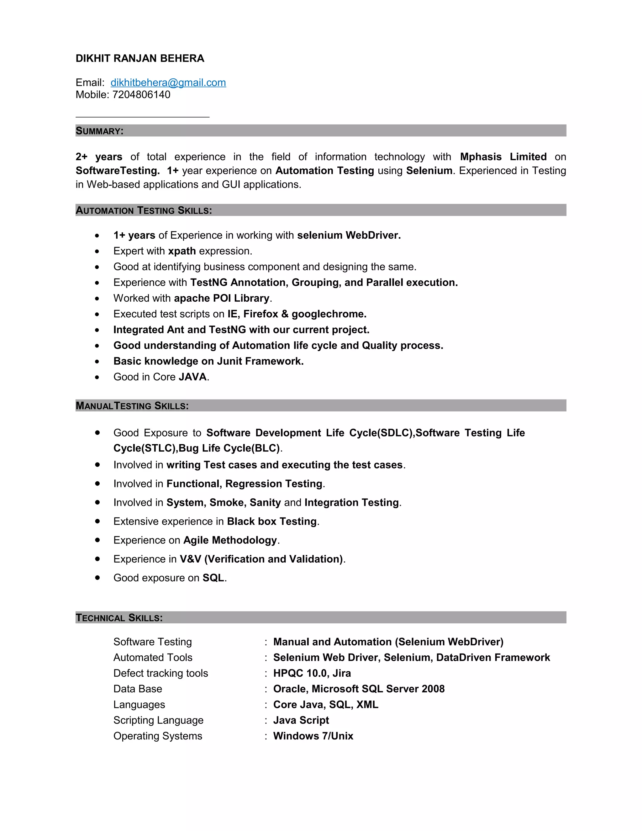 DRB EXP RESUME manual and selenium master copy corrected 2 | DOC