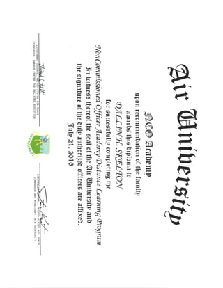 NCOA_Certificate | PDF