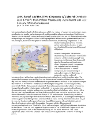 Comparison of German Reunification and Globalization | PDF | Political ...