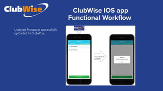 ClubWise IOS app training doc | PDF