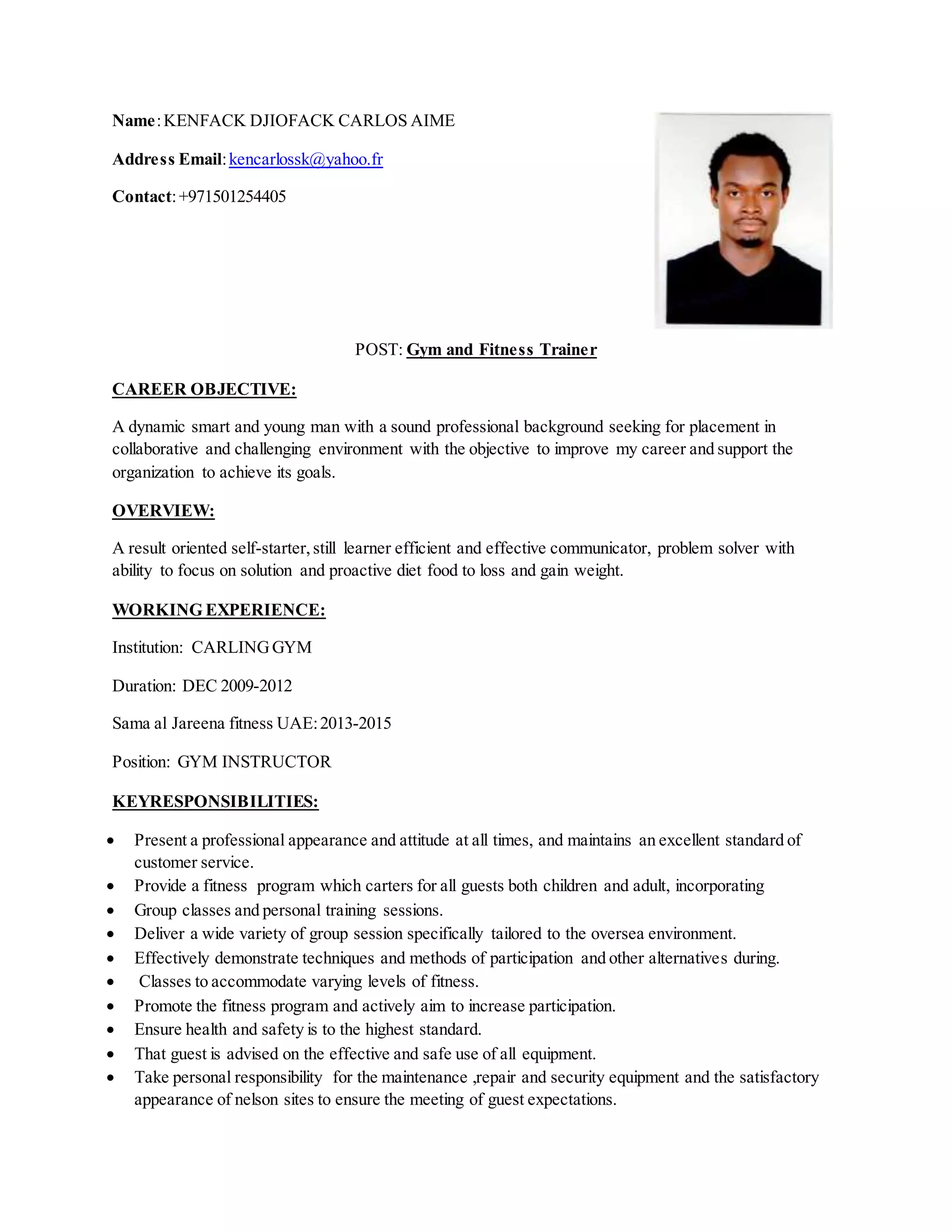 Ken's Fitness CV GYM | PDF | Free Download