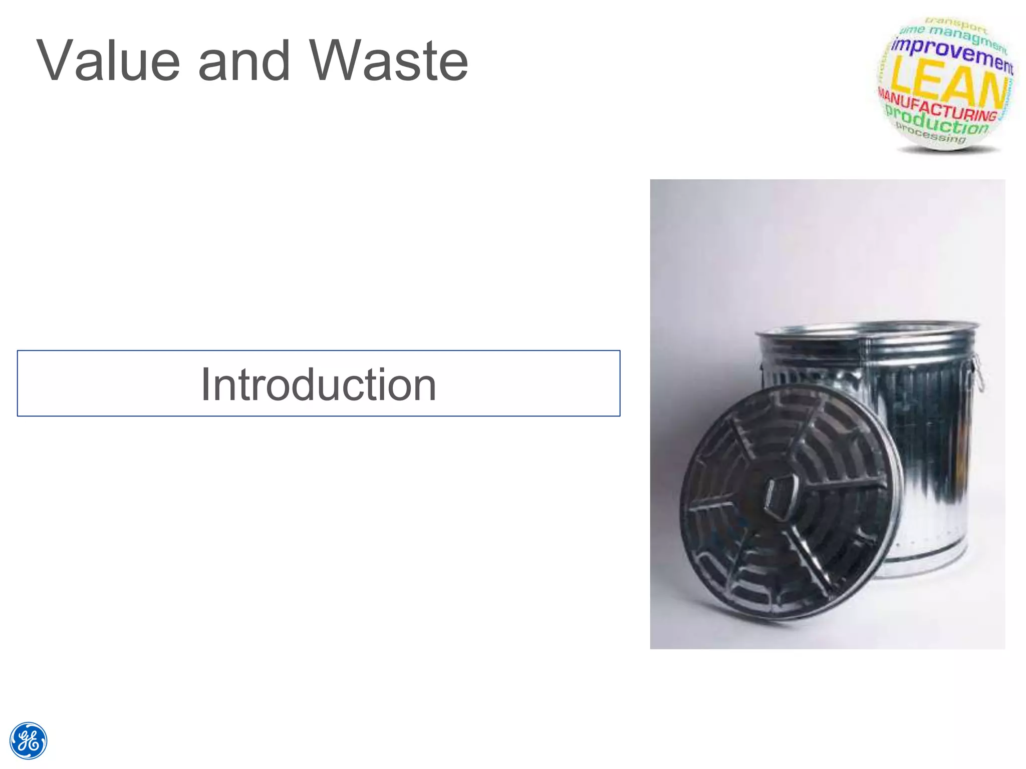 Simple Lean Value and Waste Training | PPTX
