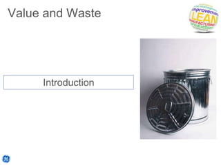 Simple Lean Value and Waste Training | PPTX