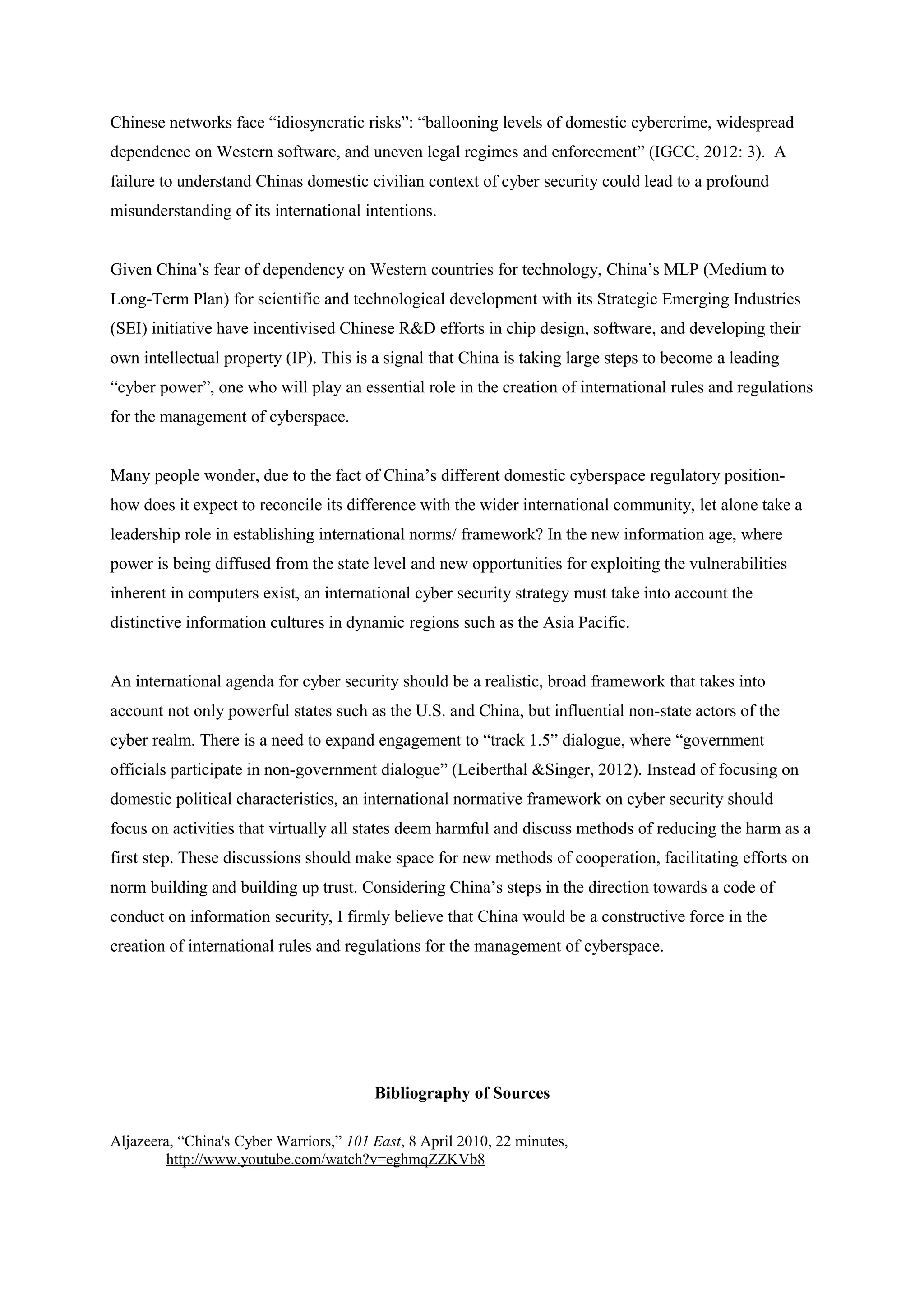 6026 Cybersecurity China | DOC