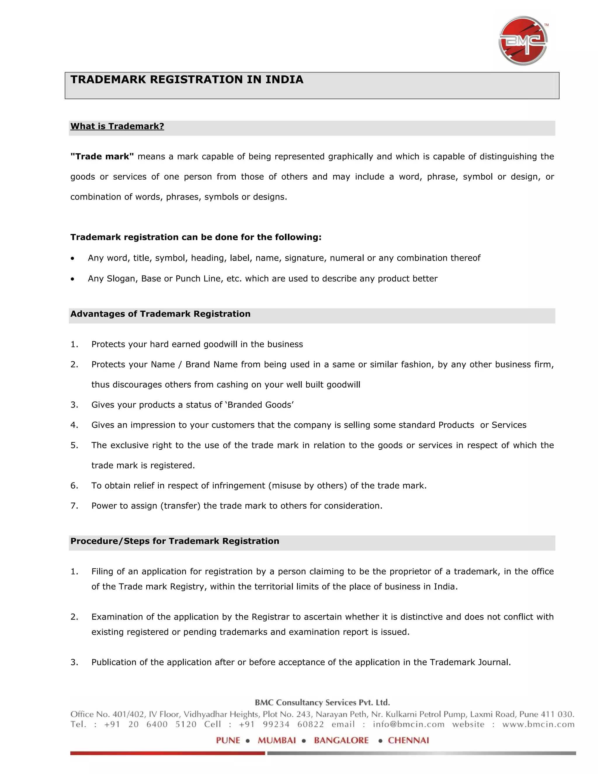 6 Easy Steps Of Trademark Registration | PPT