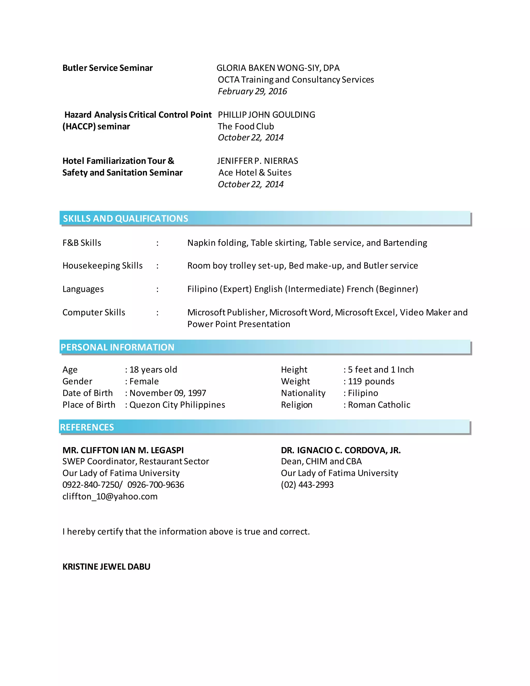 KRISTINE JEWEL DABU resume | DOCX