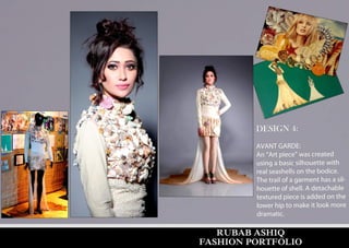 Rubab Ashiq- Fashion Portfolio | PPT | Free Download