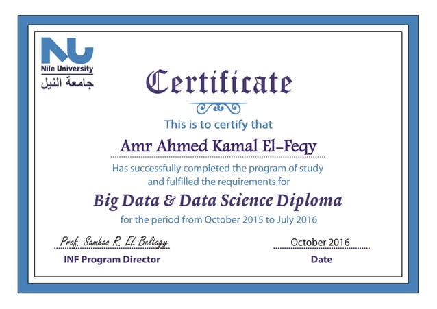 NU certificate | PDF