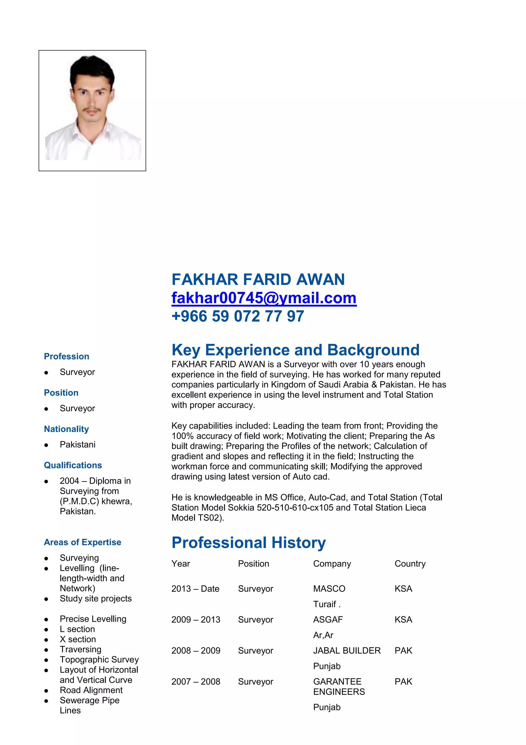 Fakhar Farid Awan 10years | DOCX