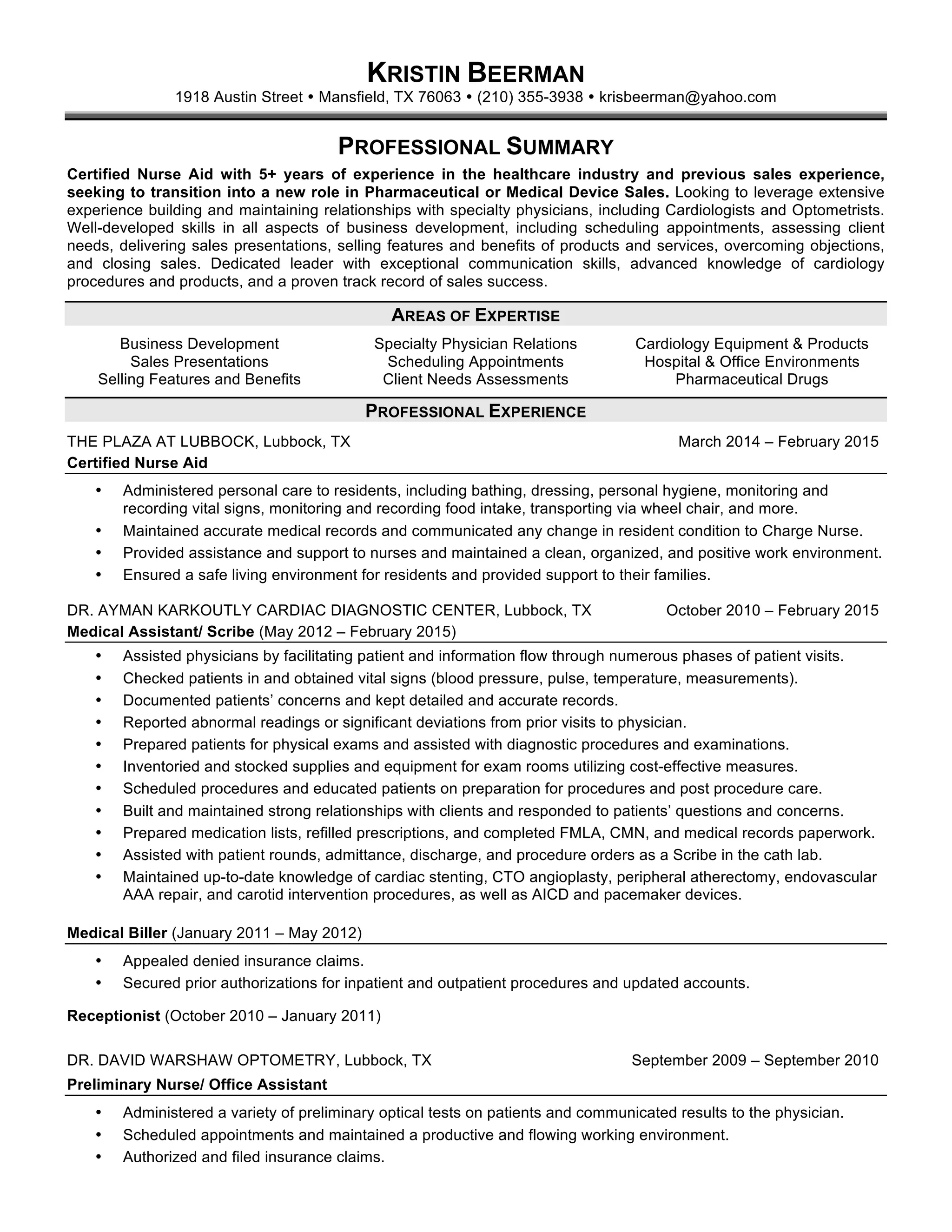 Sales Resume | PDF
