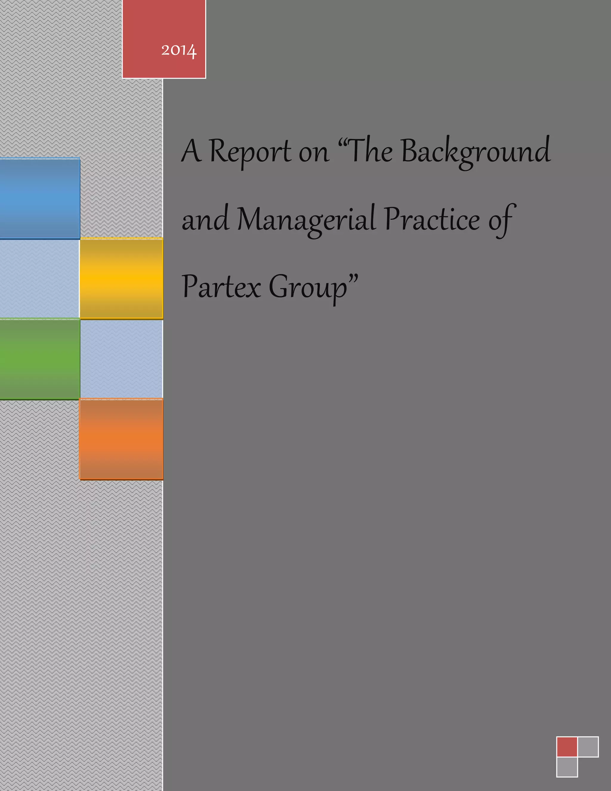 MGT321-Report on Partex Group | DOCX