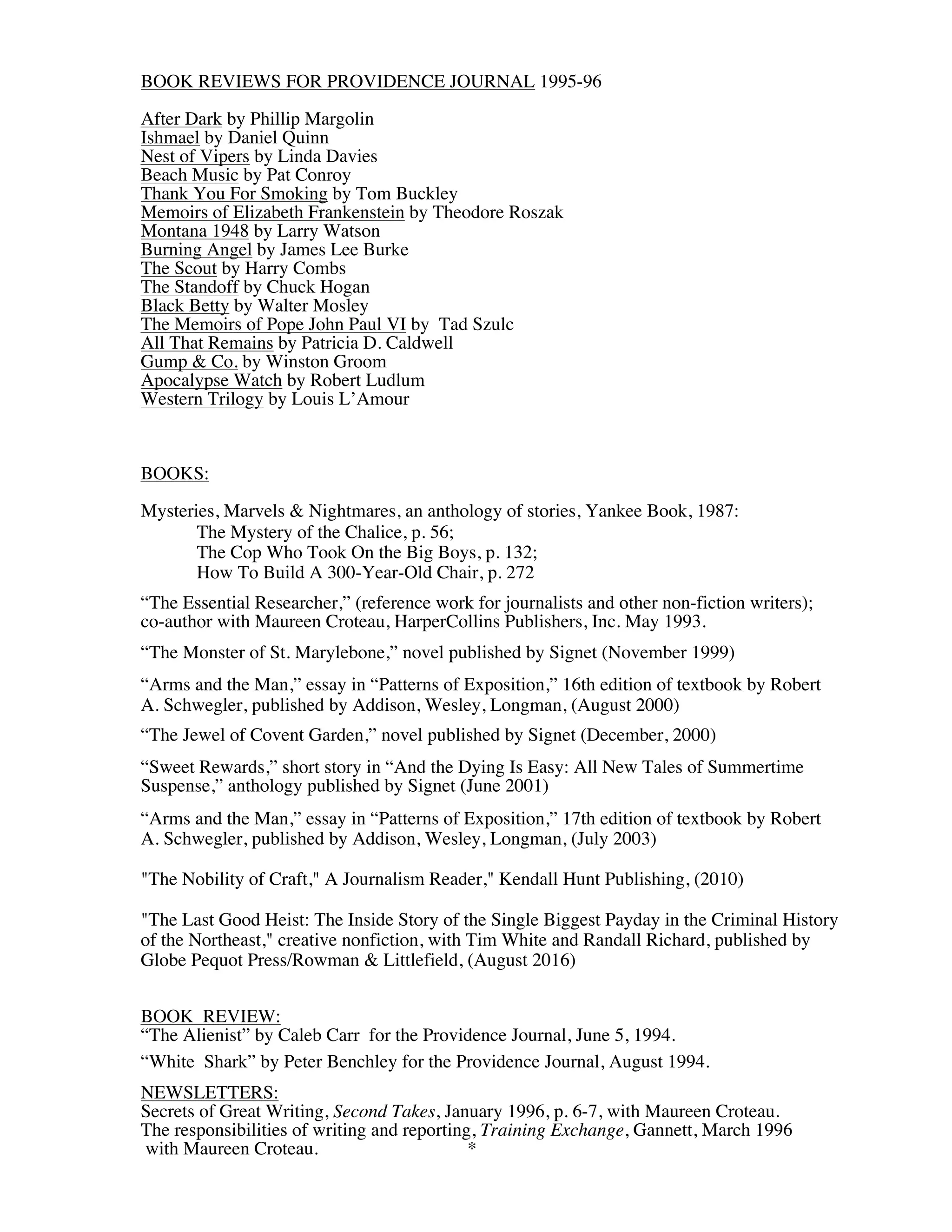 Wayne Worcester Vita | PDF | Business and Finance