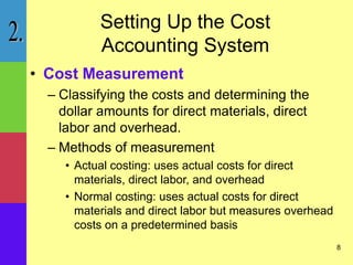 cost accounting chapter 6, fundamentals of product and service design | PPT