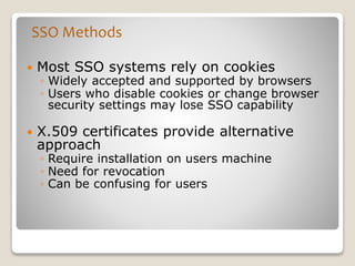 SINGLE SIGN-ON | PPTX