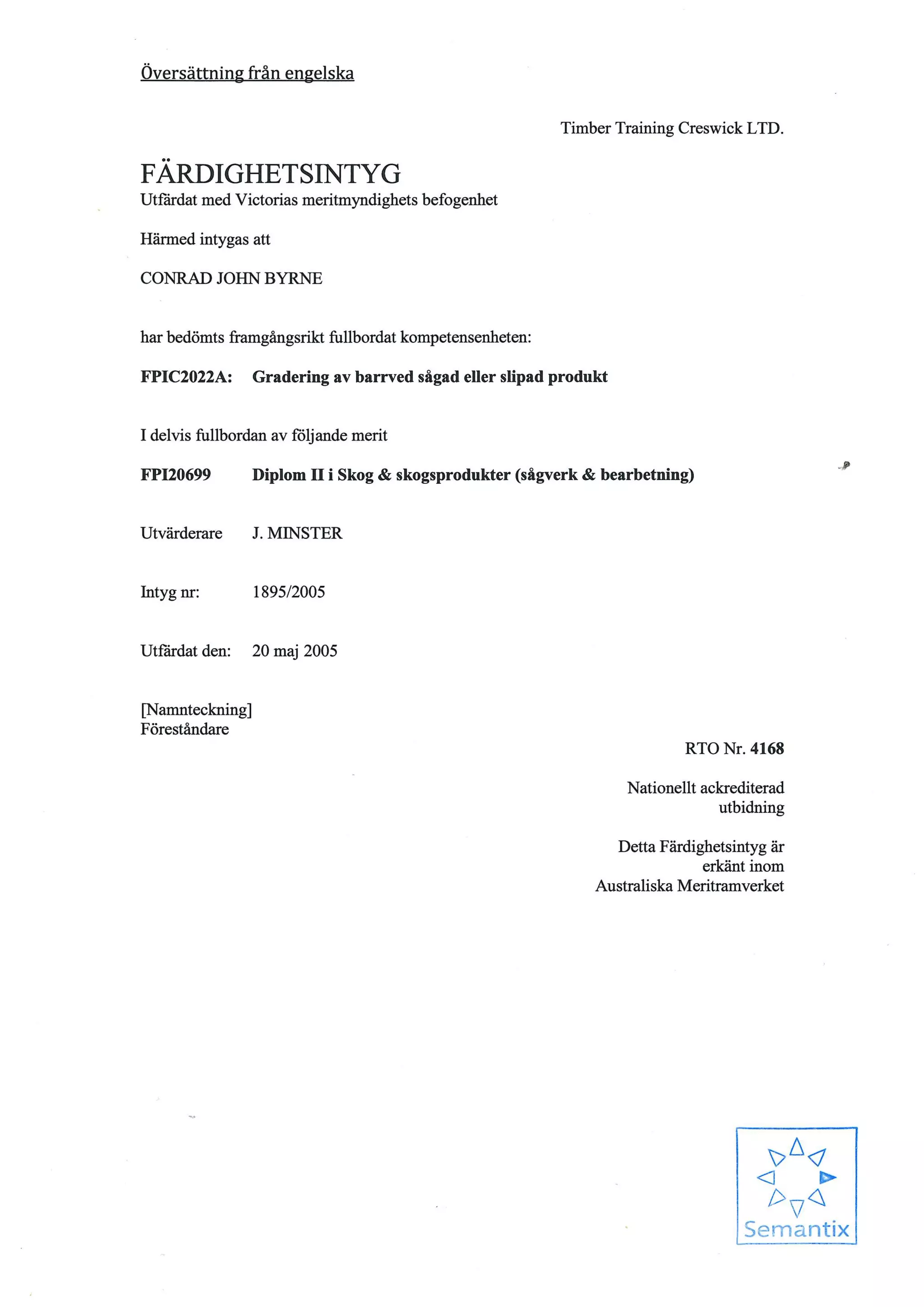Gradering av barrved sågad eller slipad produkt | PDF
