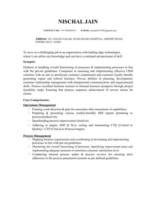 Resume_2016 | PDF