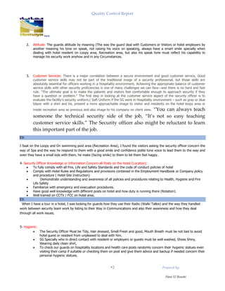 Quality Control Report | DOCX