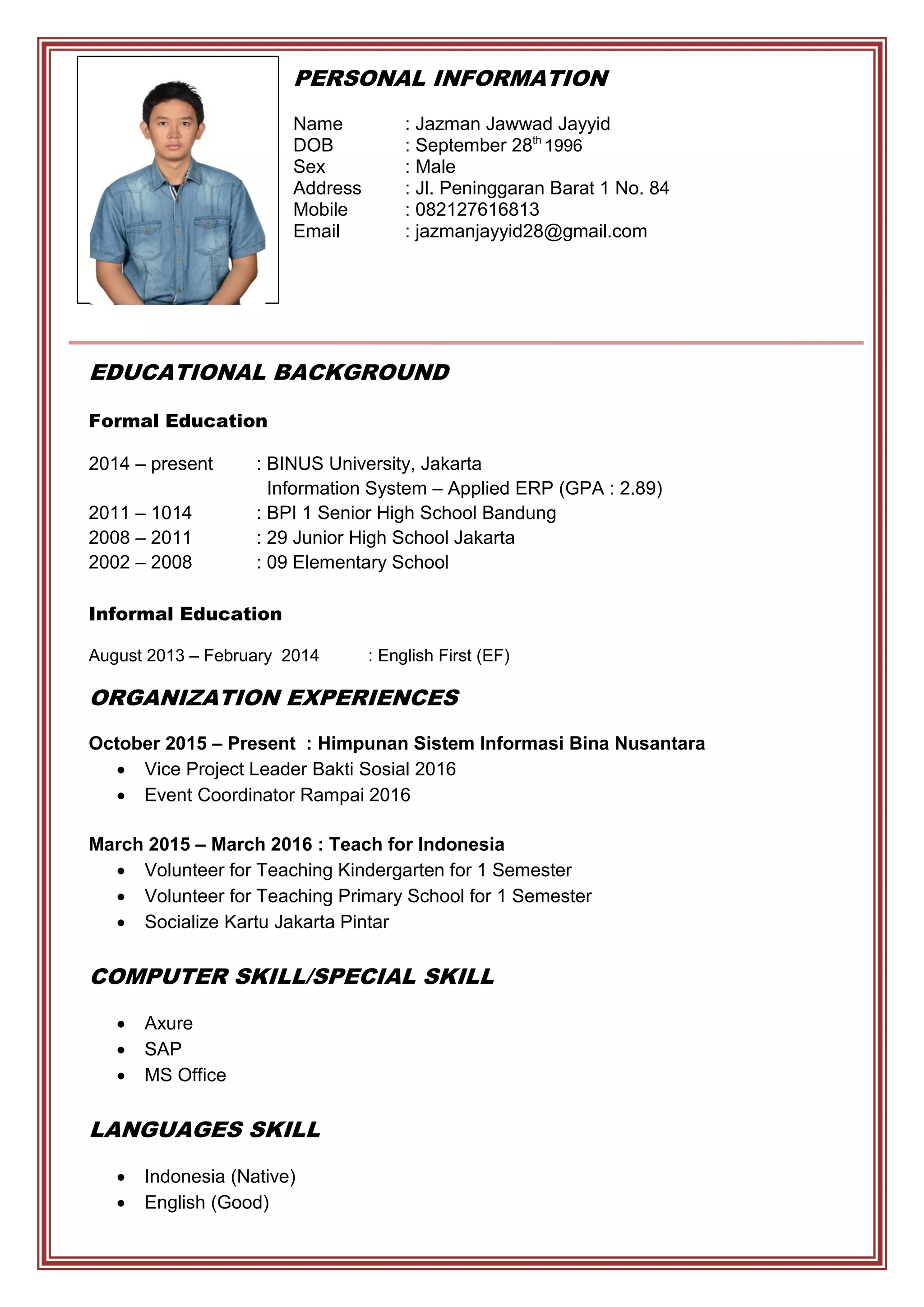 Resume_Jazman | PDF