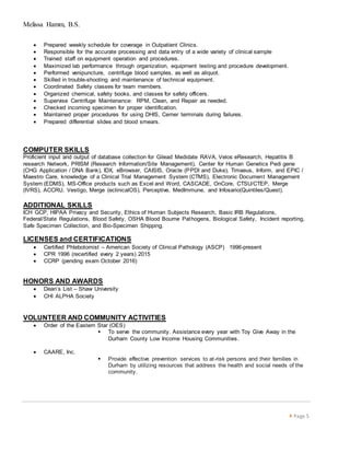 Melissa Hamm Resume 2016 Research Only | DOCX