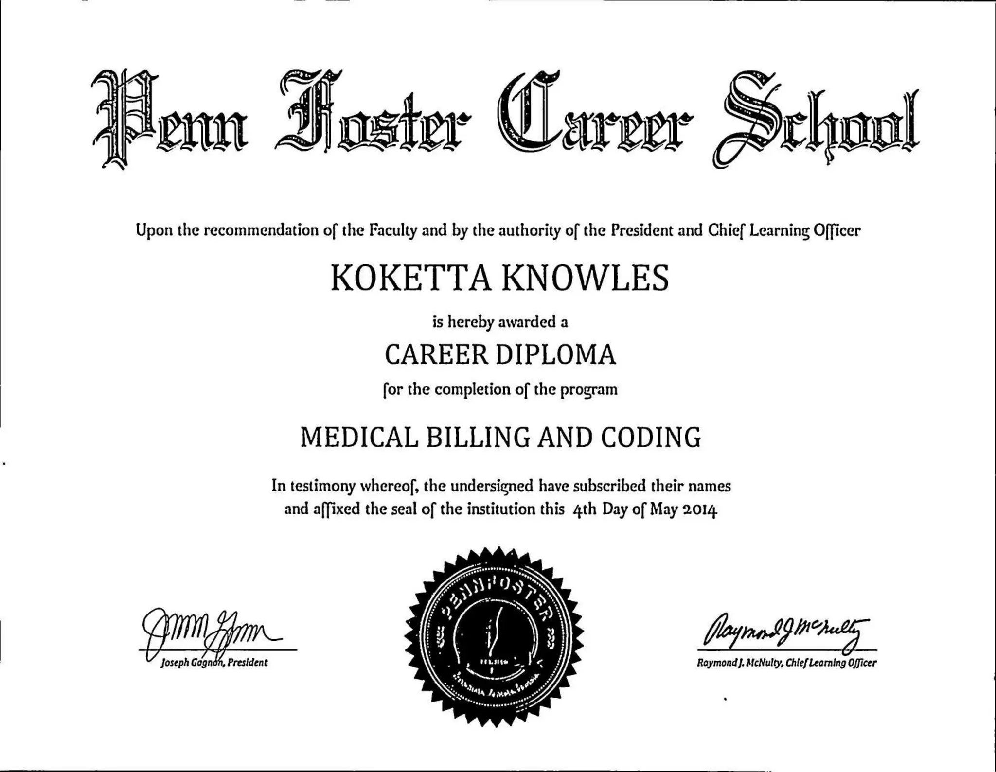 Career Diploma Billingandcoding Ppt
