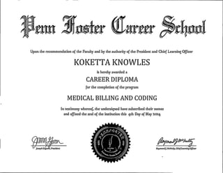 Career Diploma - Billing&Coding | PDF