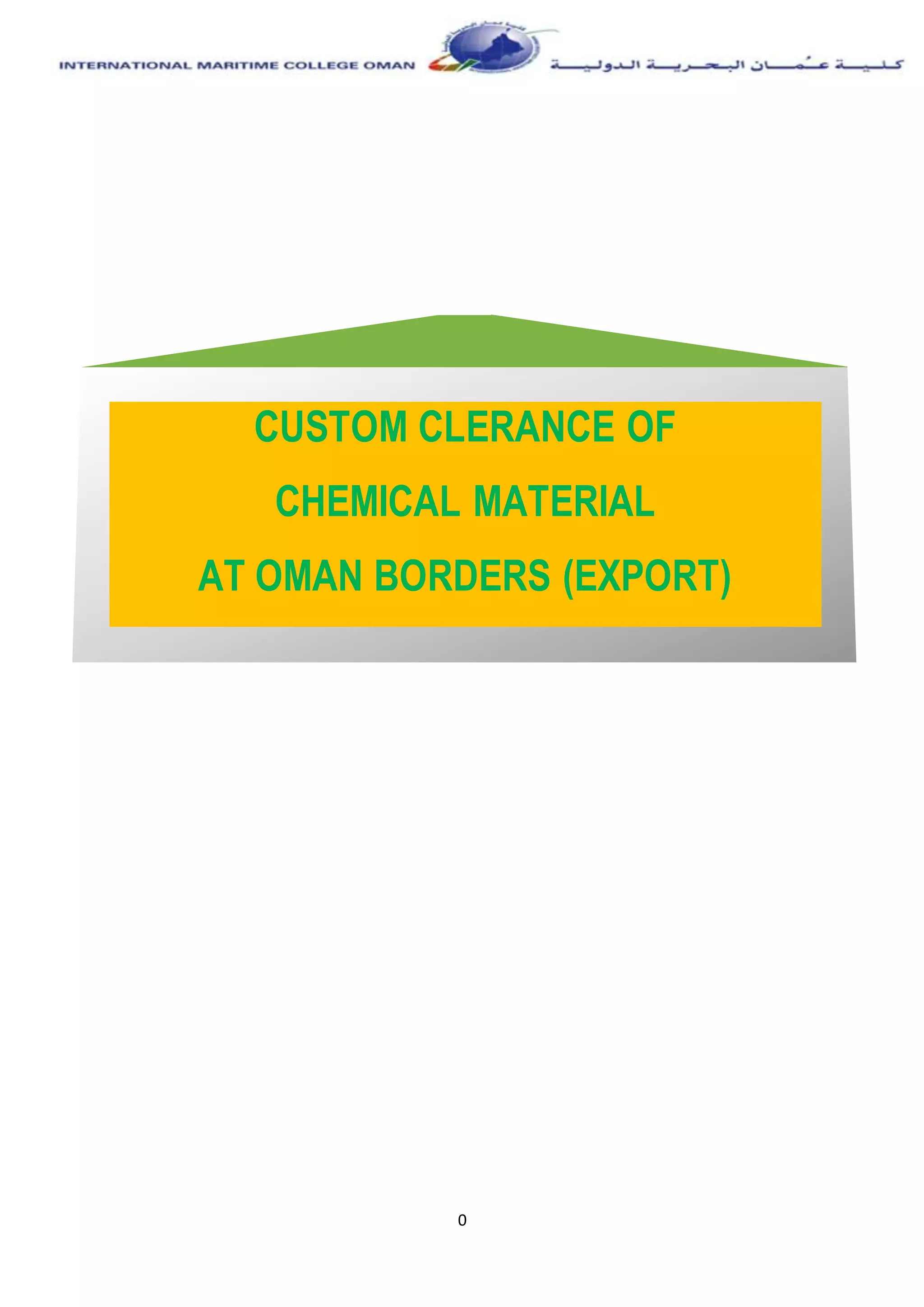 PST -Customs-Oman Borders | DOCX