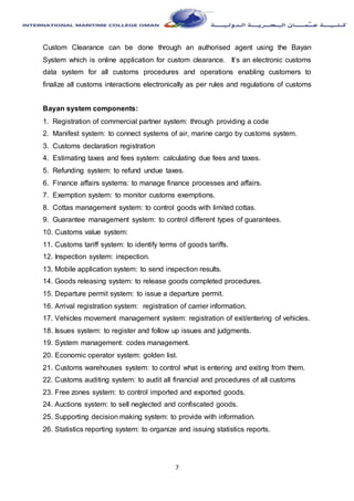 PST -Customs-Oman Borders | DOCX