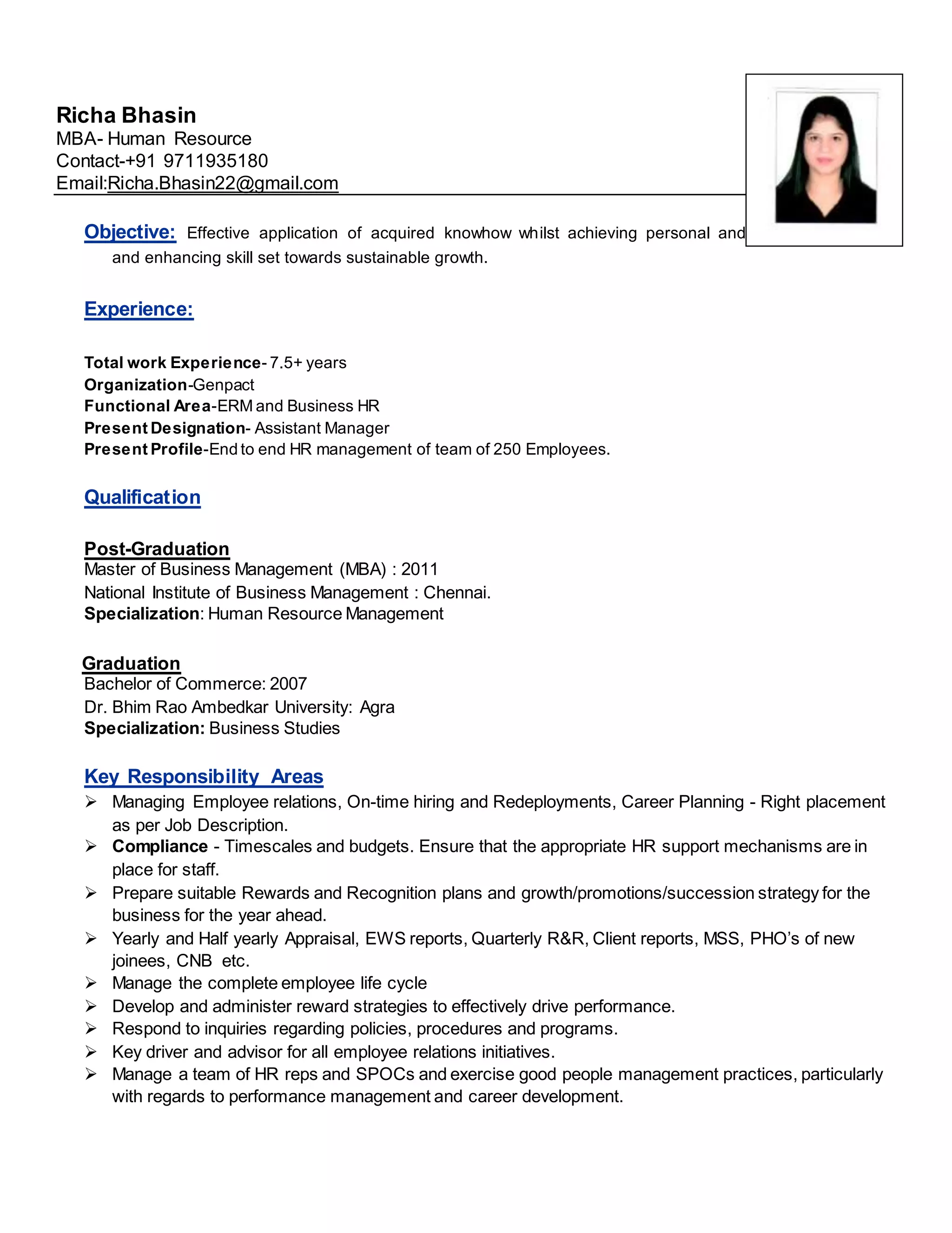 Resume_HR- updated | DOC