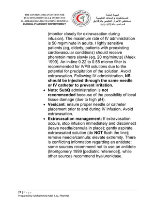IV drug preparation Open heart | PDF