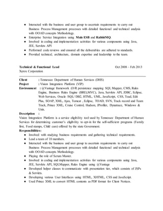 Swaminathan_JAVA_JEE_13_Years_IT_Experience | DOCX | Programming Languages | Computing