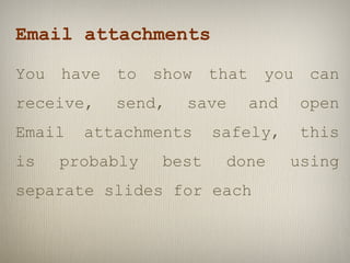 Email attachments | PPT