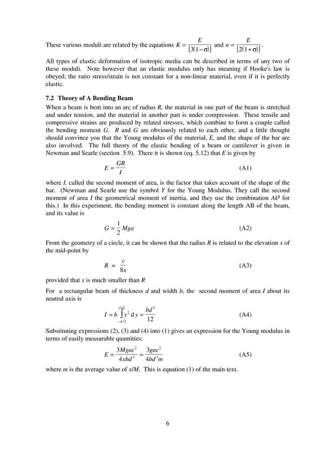 6 elasticity young's modulus | PDF | Physics | Science