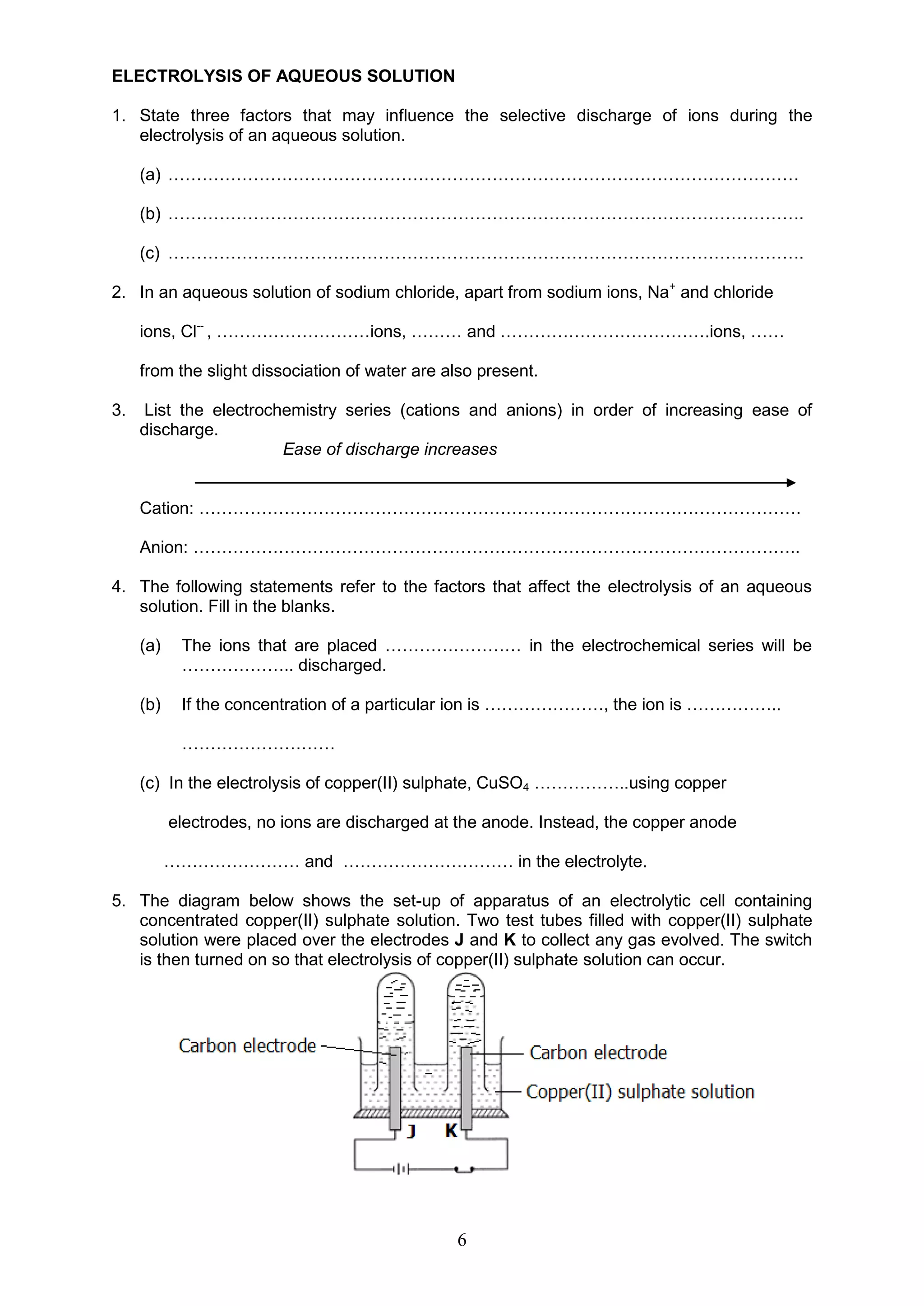 6 electrochemistry | PDF