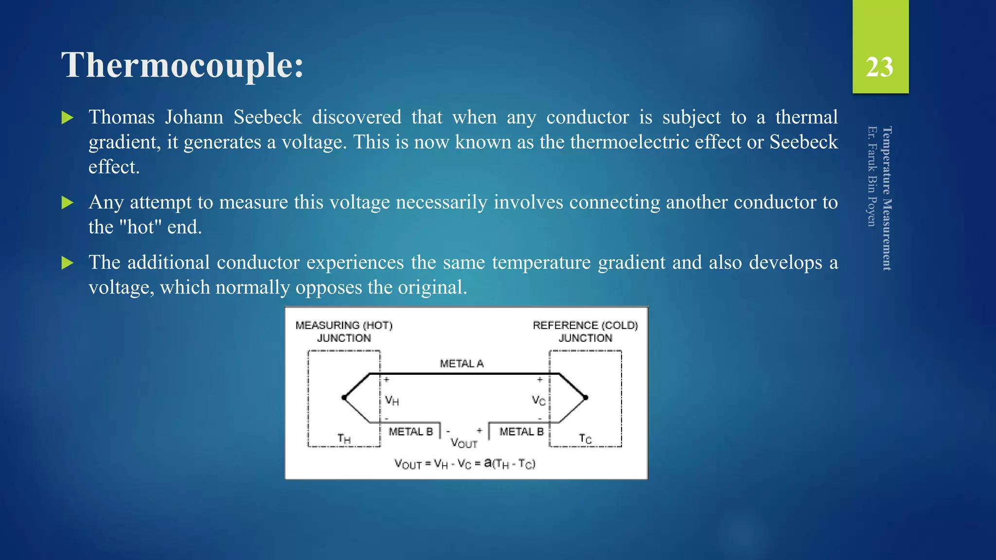 Electronic Measurement - Temperature Measurement | PDF