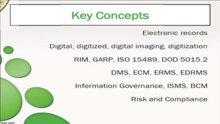 6 electronic records management | PPTX