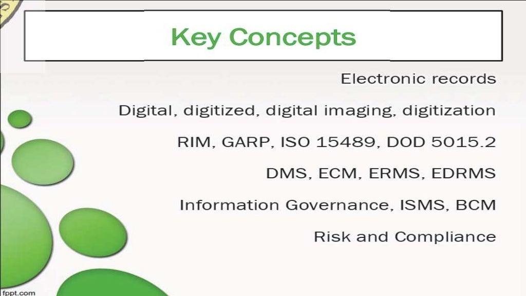6 Electronic Records Management 6 Electronic Records Management