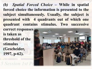 classical methods of psychophysics (Three methods) | PPSX