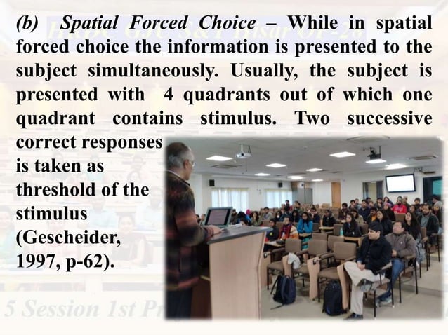 classical methods of psychophysics (Three methods) | PPSX