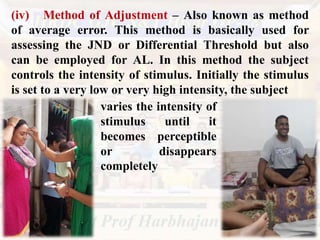 classical methods of psychophysics (Three methods) | PPSX