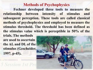 classical methods of psychophysics (Three methods) | PPSX