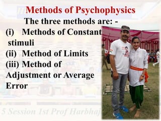 classical methods of psychophysics (Three methods) | PPSX
