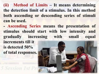 classical methods of psychophysics (Three methods) | PPSX