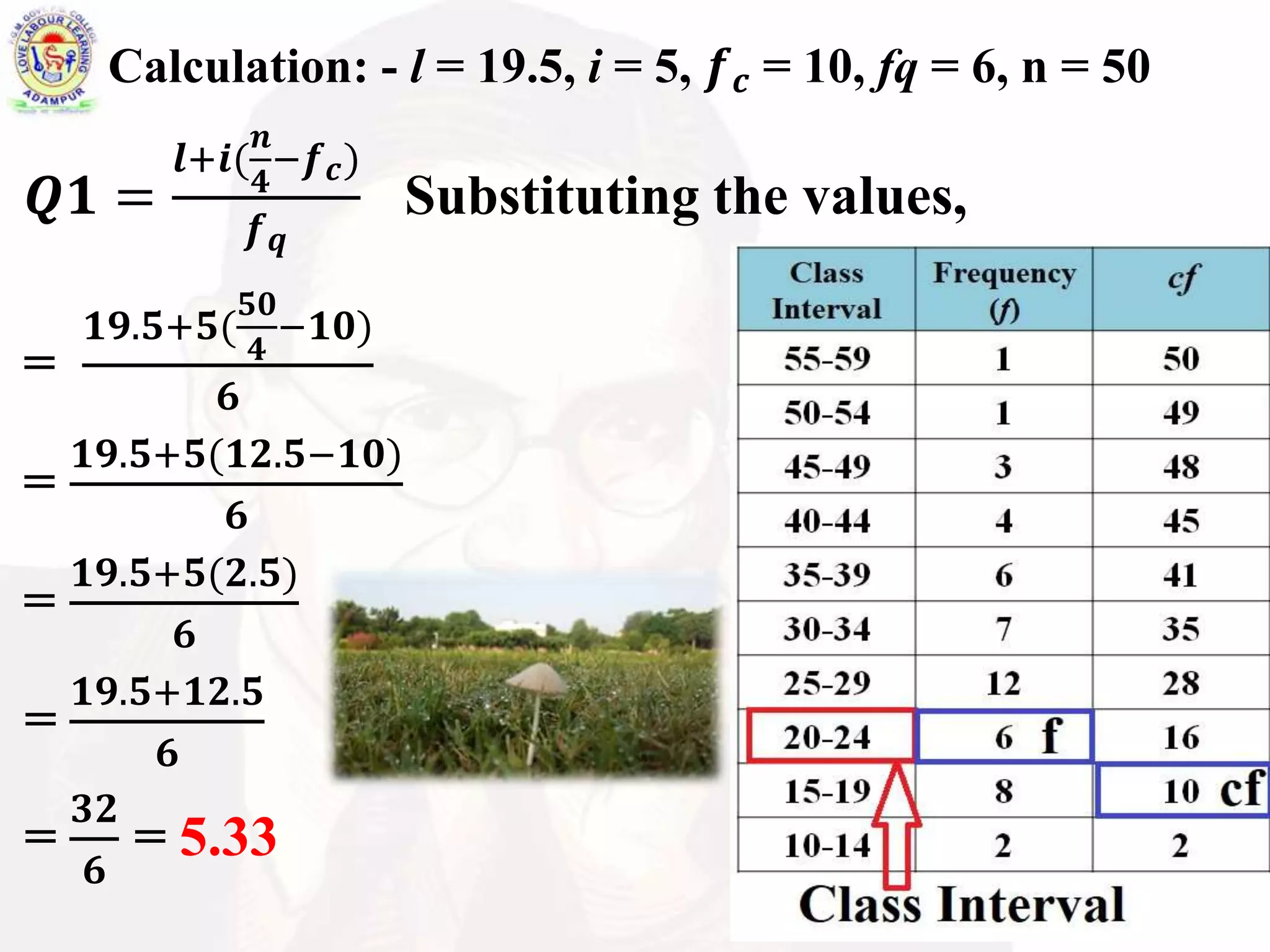 quartile deviation: An introduction | PPTX
