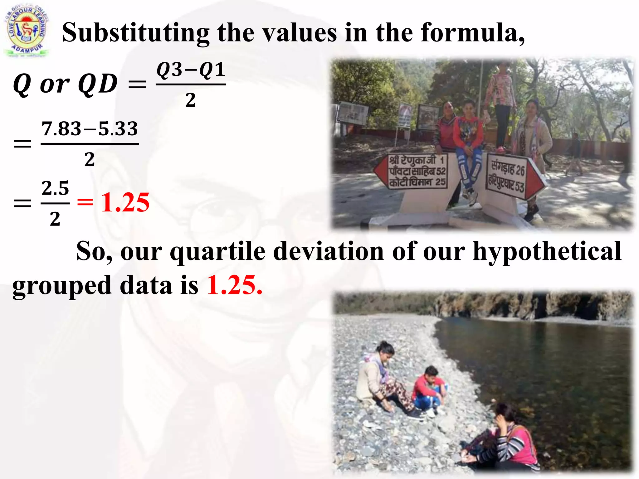 quartile deviation: An introduction | PPTX