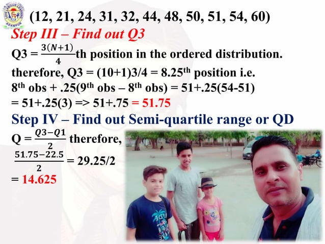 Quartile Deviation An Introduction Pptx